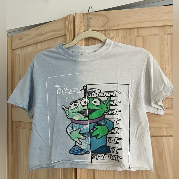 Disney | Tops | Disney X Pixar Toy Story Alien Crop Top | Poshmark